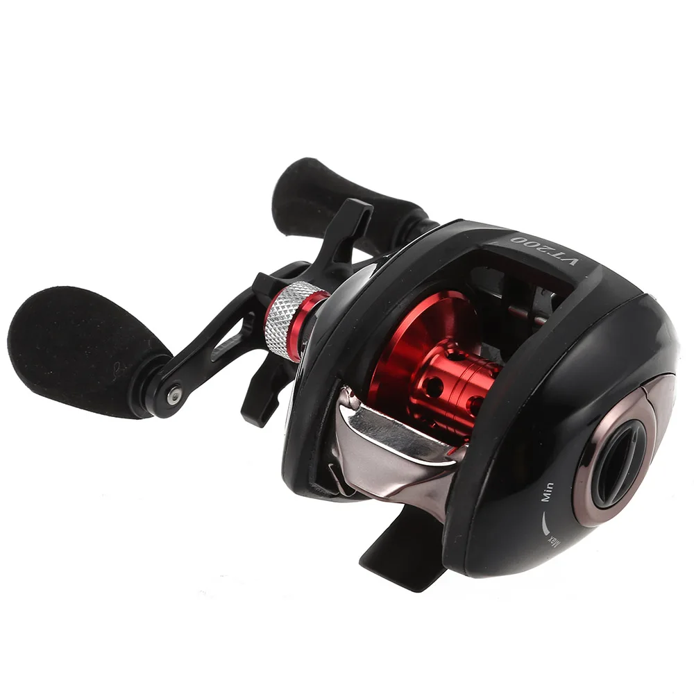 Bait Casting Fishing Reel Left / Right Hand 6.2 : 1 High Speed 13 Ball ...