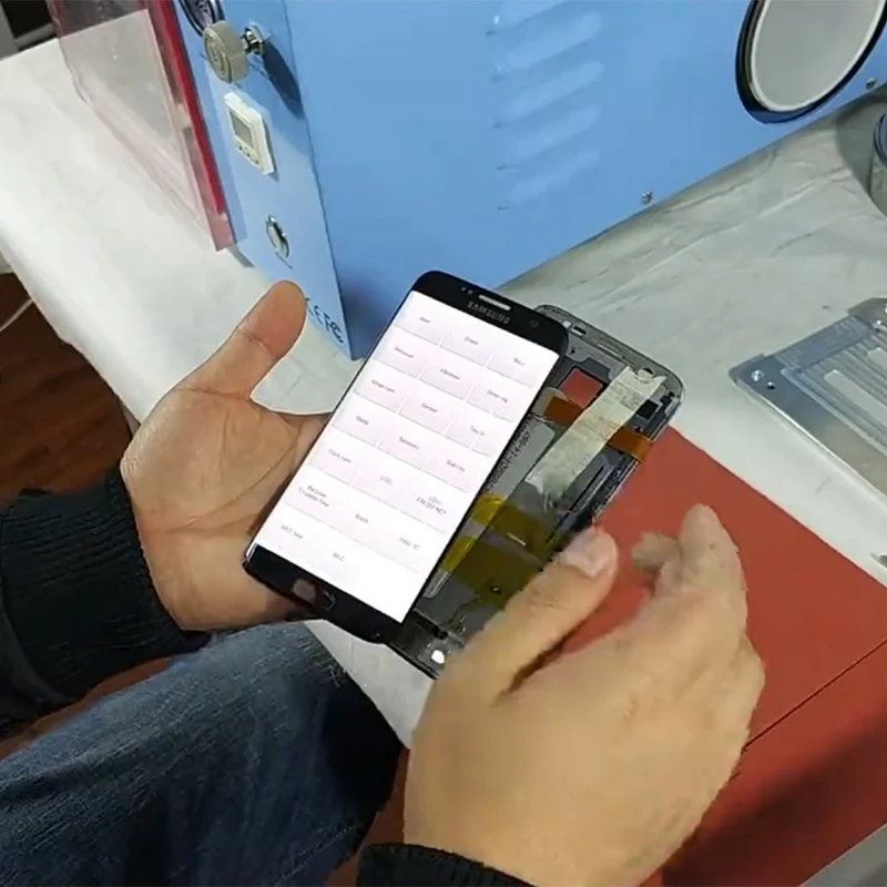 TBK-508 5 в 1 умный изогнутый ЖК-дисплей ScreenVacuum машина для производства бумажных ламинатов ...