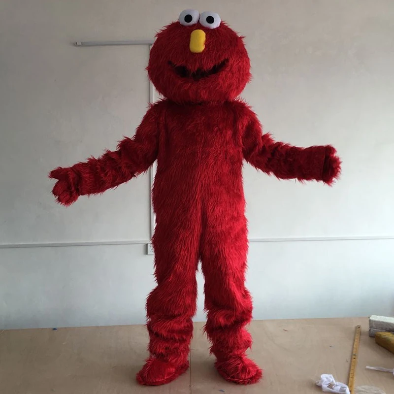 Sesame Street Red Elmo Blue Cookie Monster Mascot Costume Animal ...