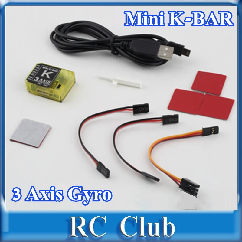 Aliexpress.com : Buy Free Shipping KBAR K8 V2 3 Axis Gyro Flybarless ...