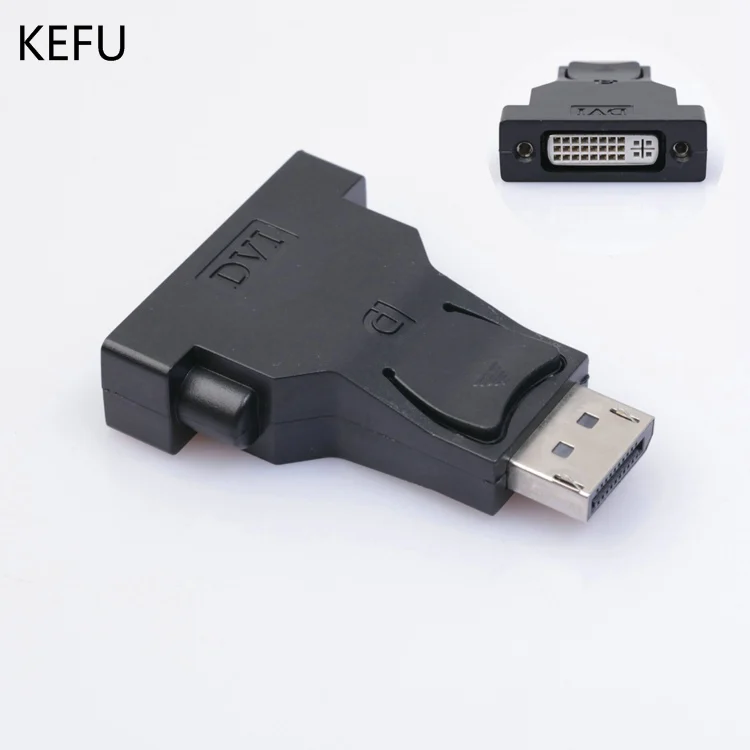 Dp adaptador de entrada de exibição para dvi, conversor displayport ...