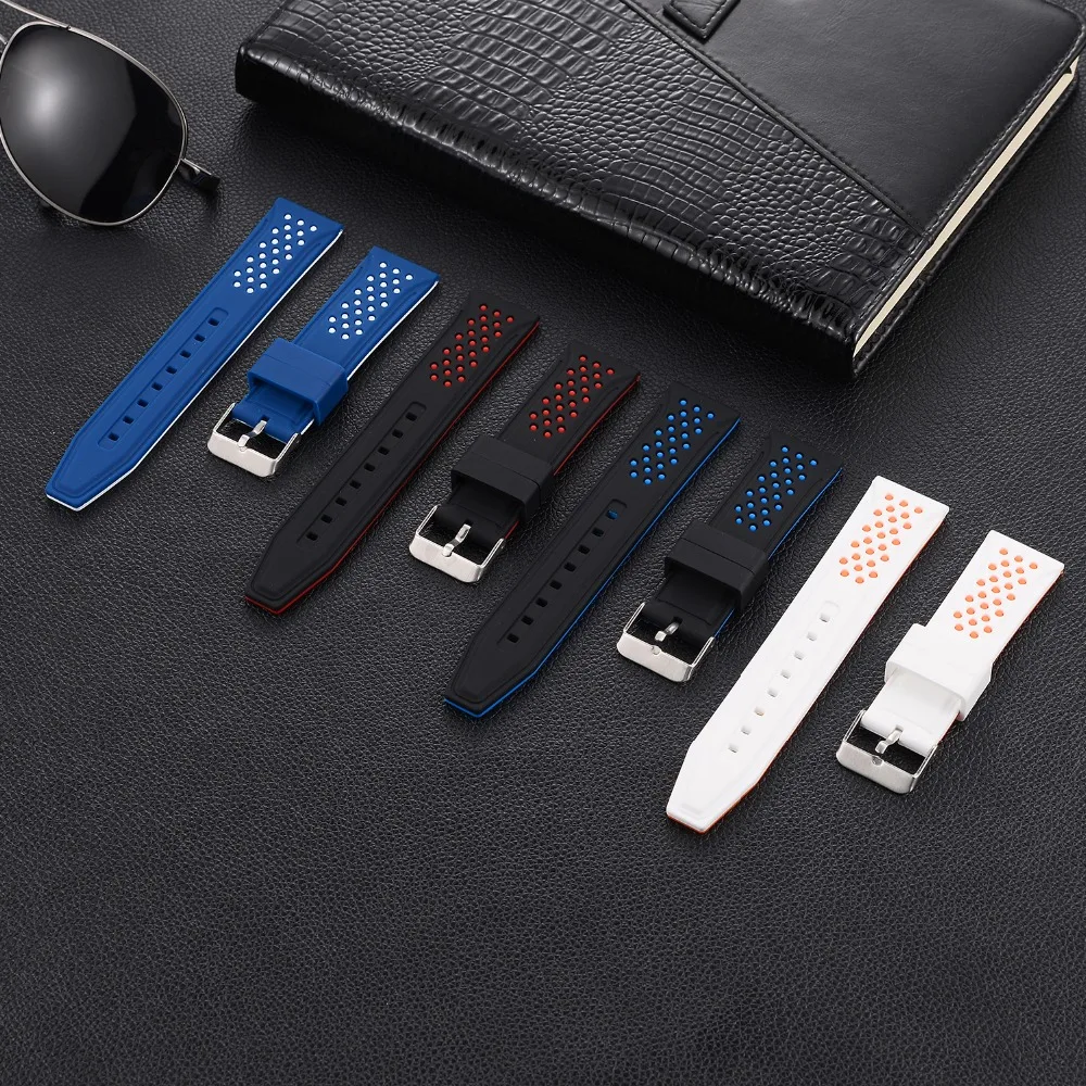 Colorful Ribbon Smartwatch Band Bracelet Universal 22mm Watch Straps ...