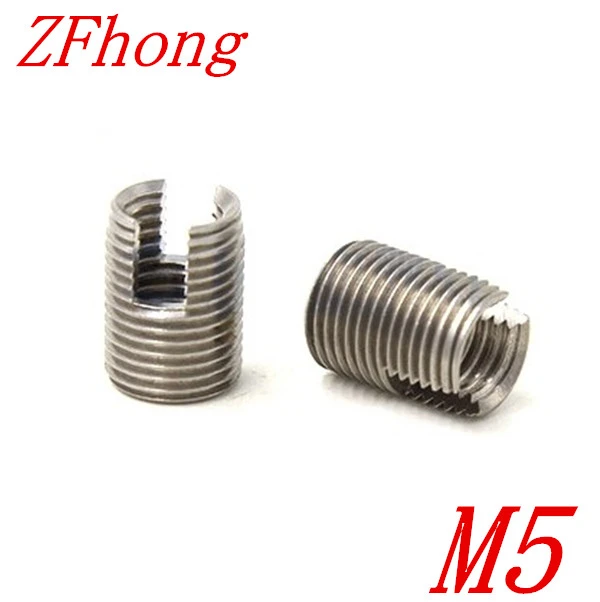 20pcs m5 Self Tapping insert/Self Tapping Screw Bushing/Stainless Steel ...