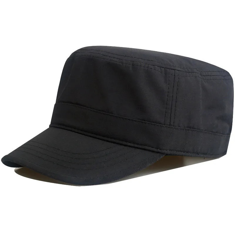 Large-Size-Design-Top-Quality-Dry-Quickly-Tasla-Peaked-Cap-Army-Flat ...