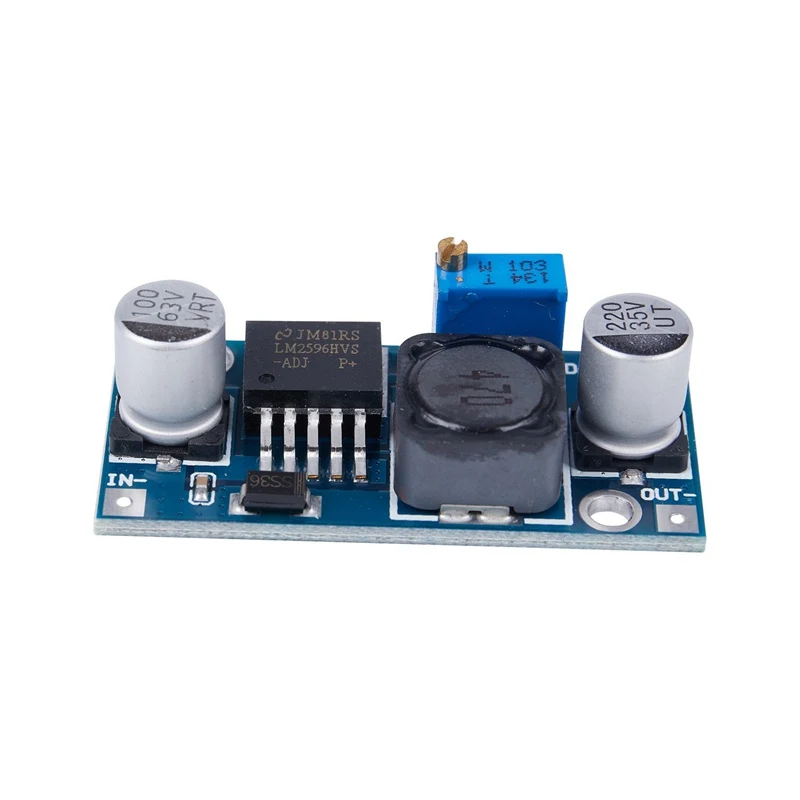 48V adjustable step down regulator module, DC DC, LM2596HV input, 4.5 ...