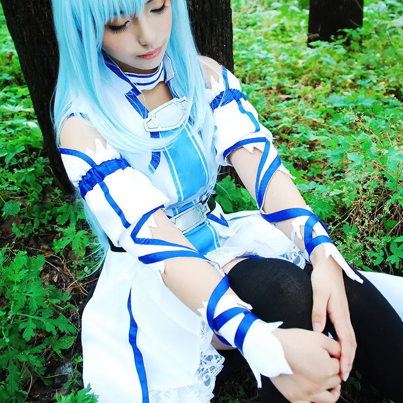 Japan Anime Sword Art Online SAO ALO Cosplay Asuna Undines Costume Coat ...