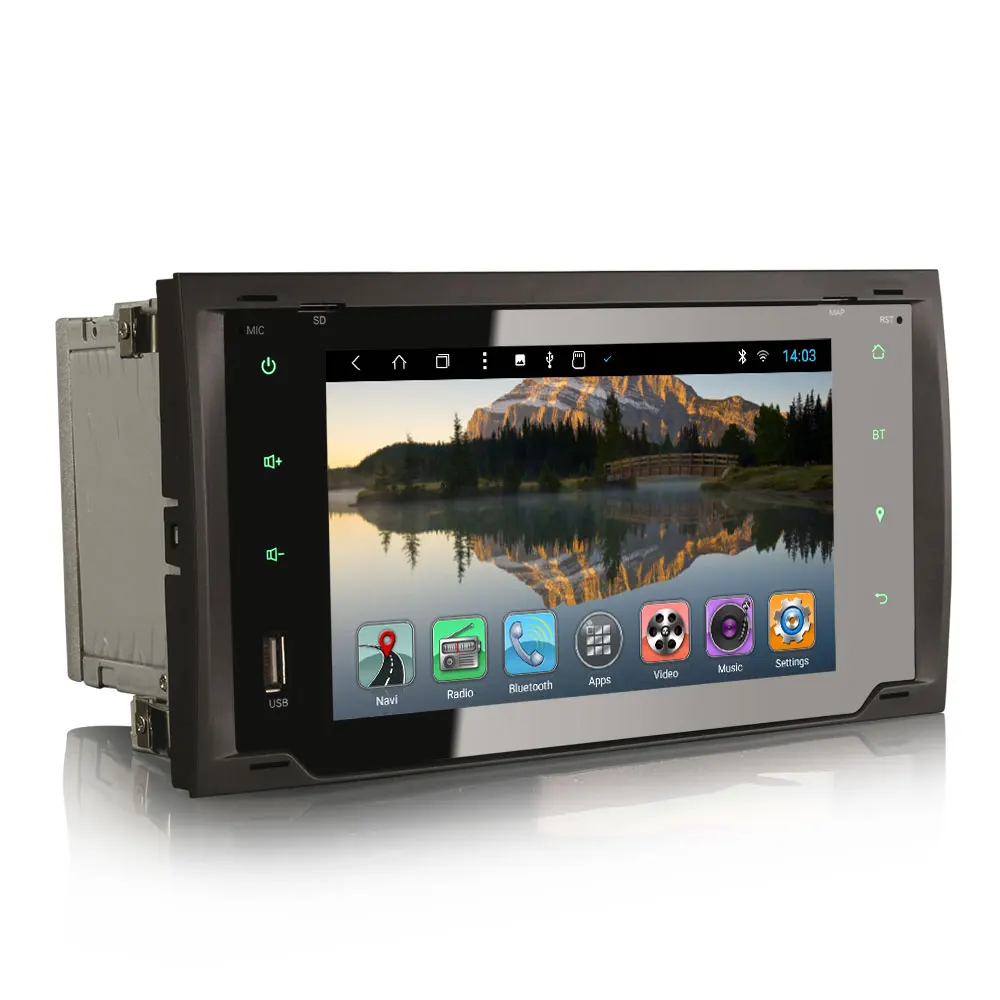 7" Android 8.1 OS Car Multimedia Navigation GPS Radio for Ford Transit ...