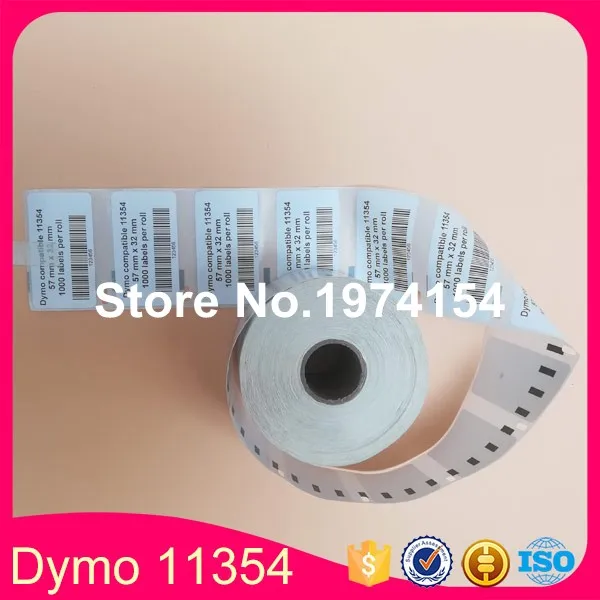 8 Rolls Dymo Compatible 11354 Label 57mm*32mm 1000pcs Compatible For ...