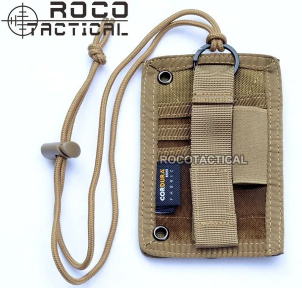 【KuaKe Mall】ROCOTACTICAL Army Fan Tactical Neck ID Card Holder ID Card ...