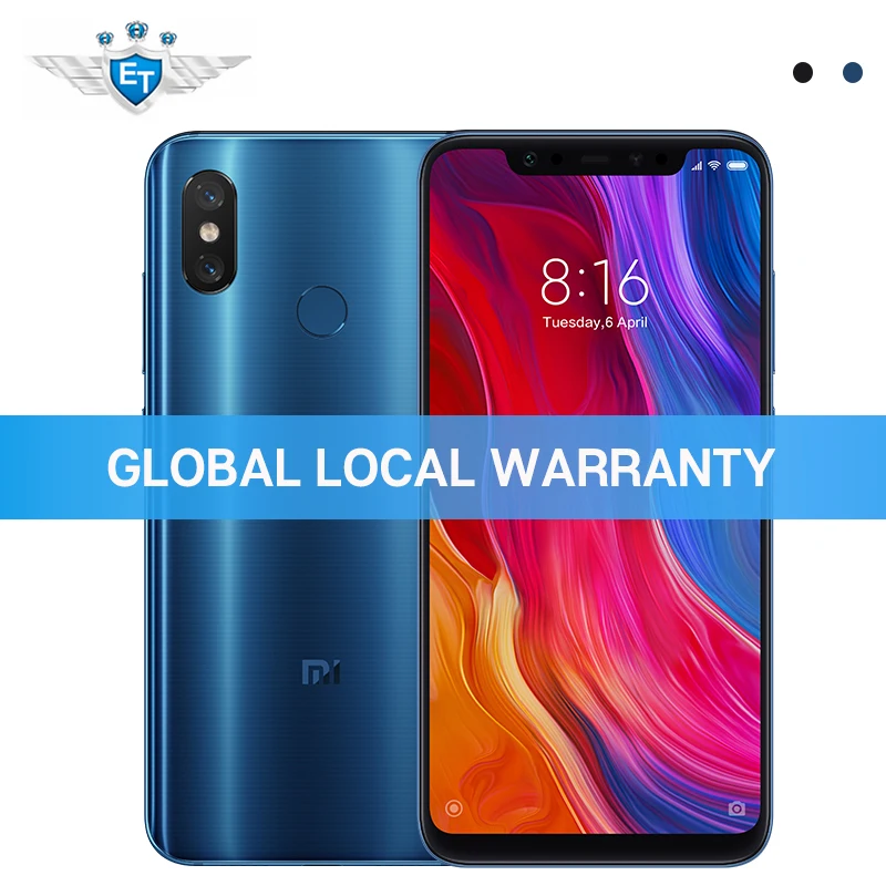 Global Version Xiaomi Mi 8 Mi8 6GB 64GB Mobile Phone 6.21'' Snapdragon ...