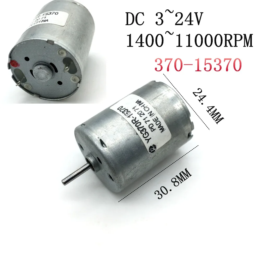Motor silencioso DC DIY 370 15370, generador accionado por viento de 3 ...