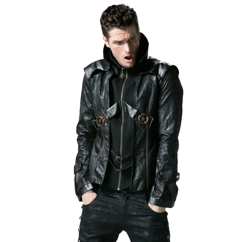 Steampunk-Military-Uniform-Autumn-Winter-Punk-Men-Short-Jacket-Fashion ...