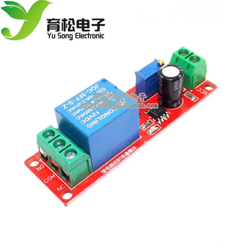 NE555 delay module monostable switch delay switch 12V automotive delay ...