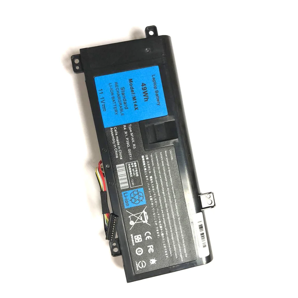 4400mah For Dell Laptop Battery M14x Alienware P39g M14x R1 R3 R4 G05yj ...