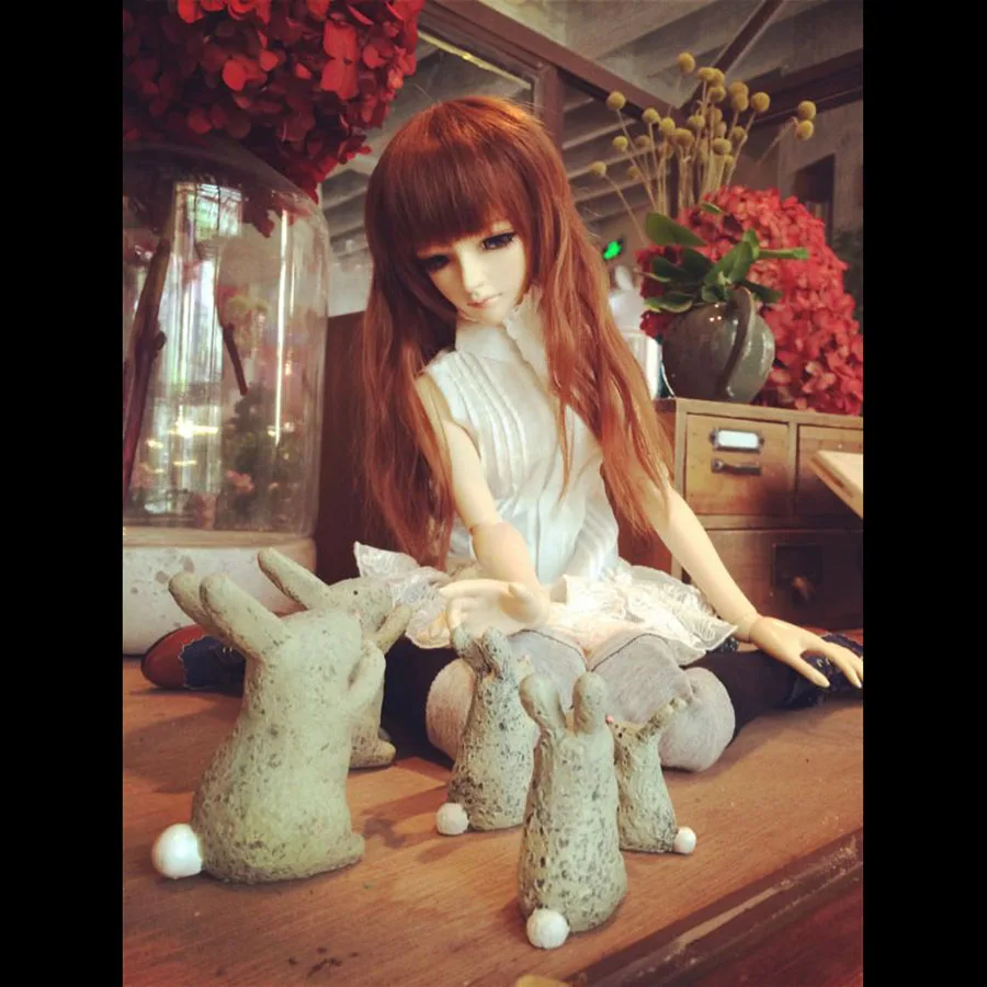 Bybrana 1/3 msd dz bjd sd dd dddy кукла использовать одежду джинсовая куртка+ белая кружевная ...