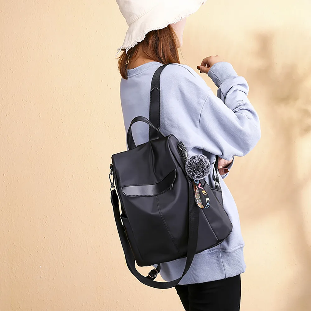 2019 simple backpack Women Backpack Trend Wild Oxford Cloth Bag Large ...