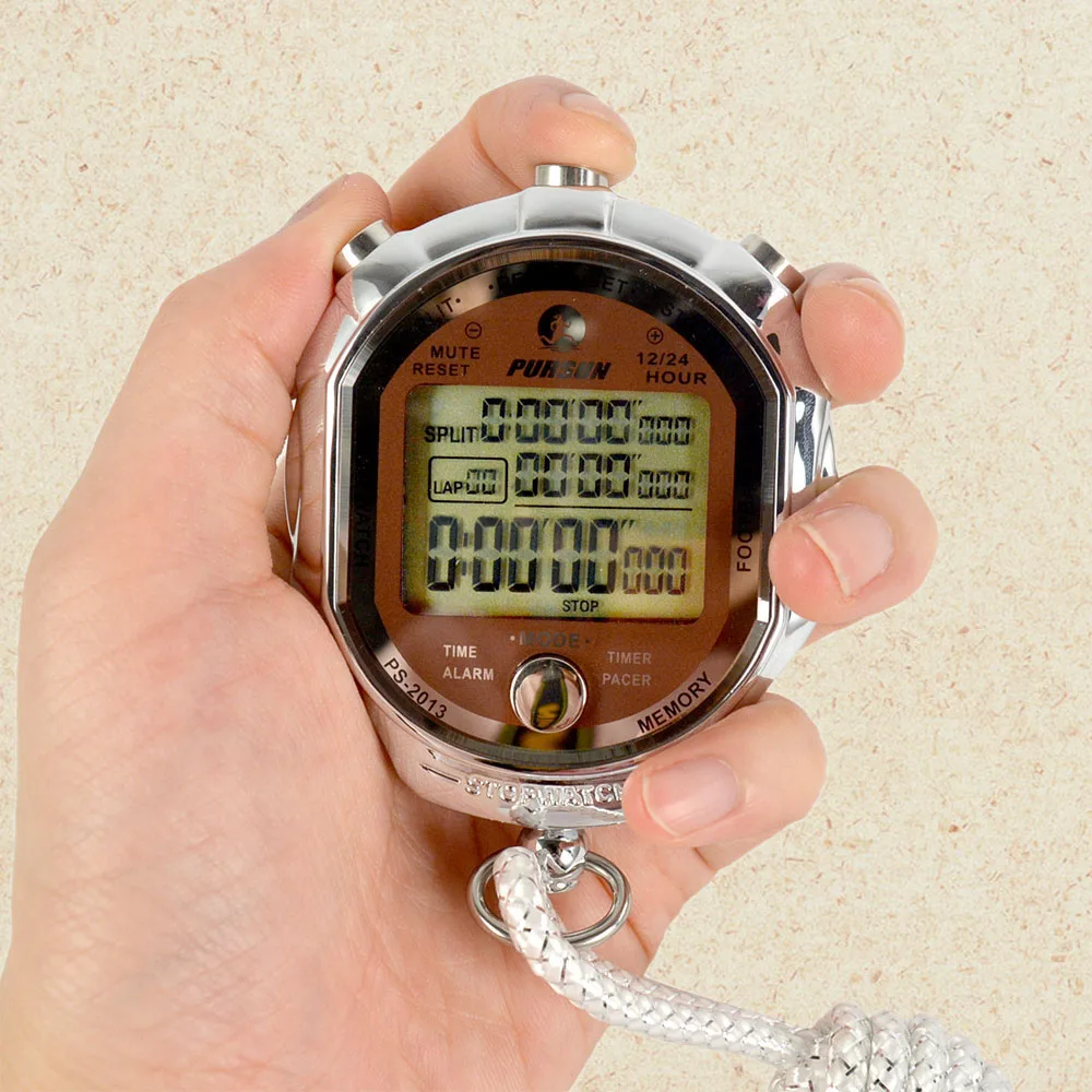Hot New Digital Lcd Running Timer Chronograph Sports Stopwatch Counter