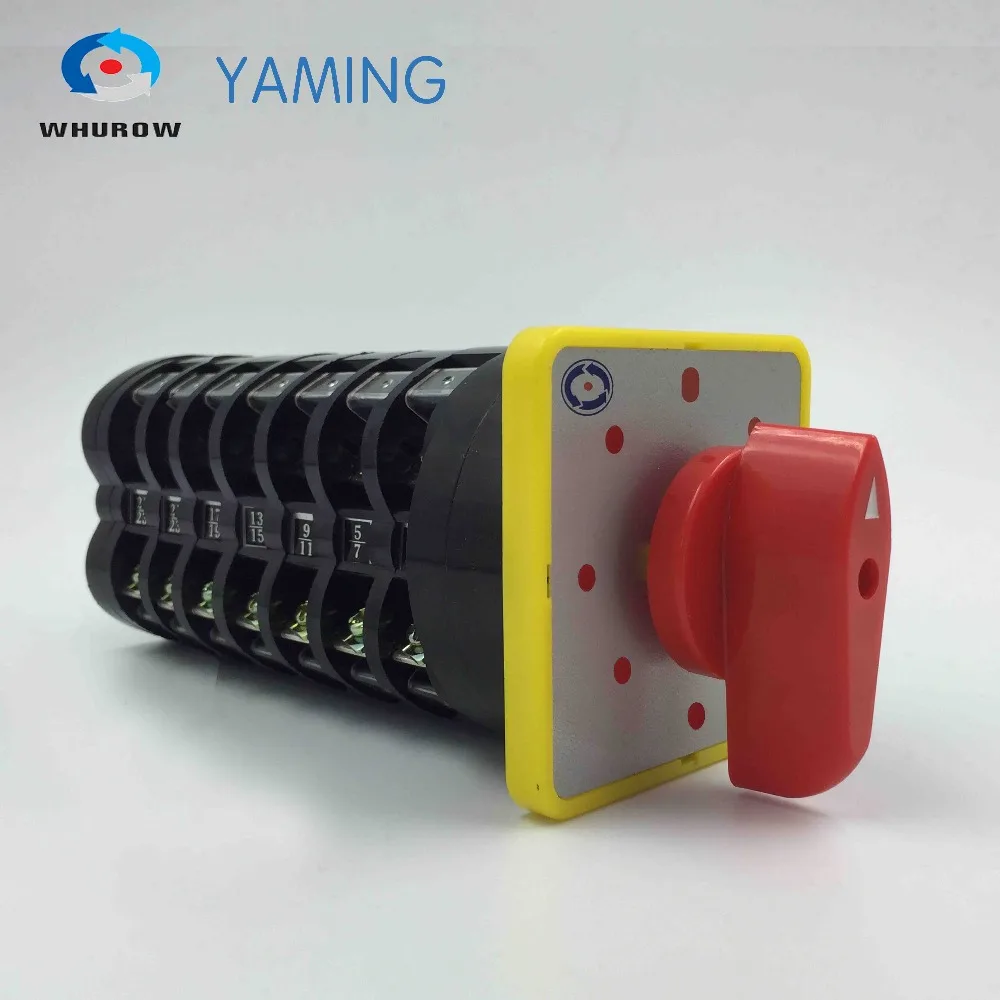 0-7-position-7-phases-16A-changeover-rotary-main-cam-rotary-switch ...