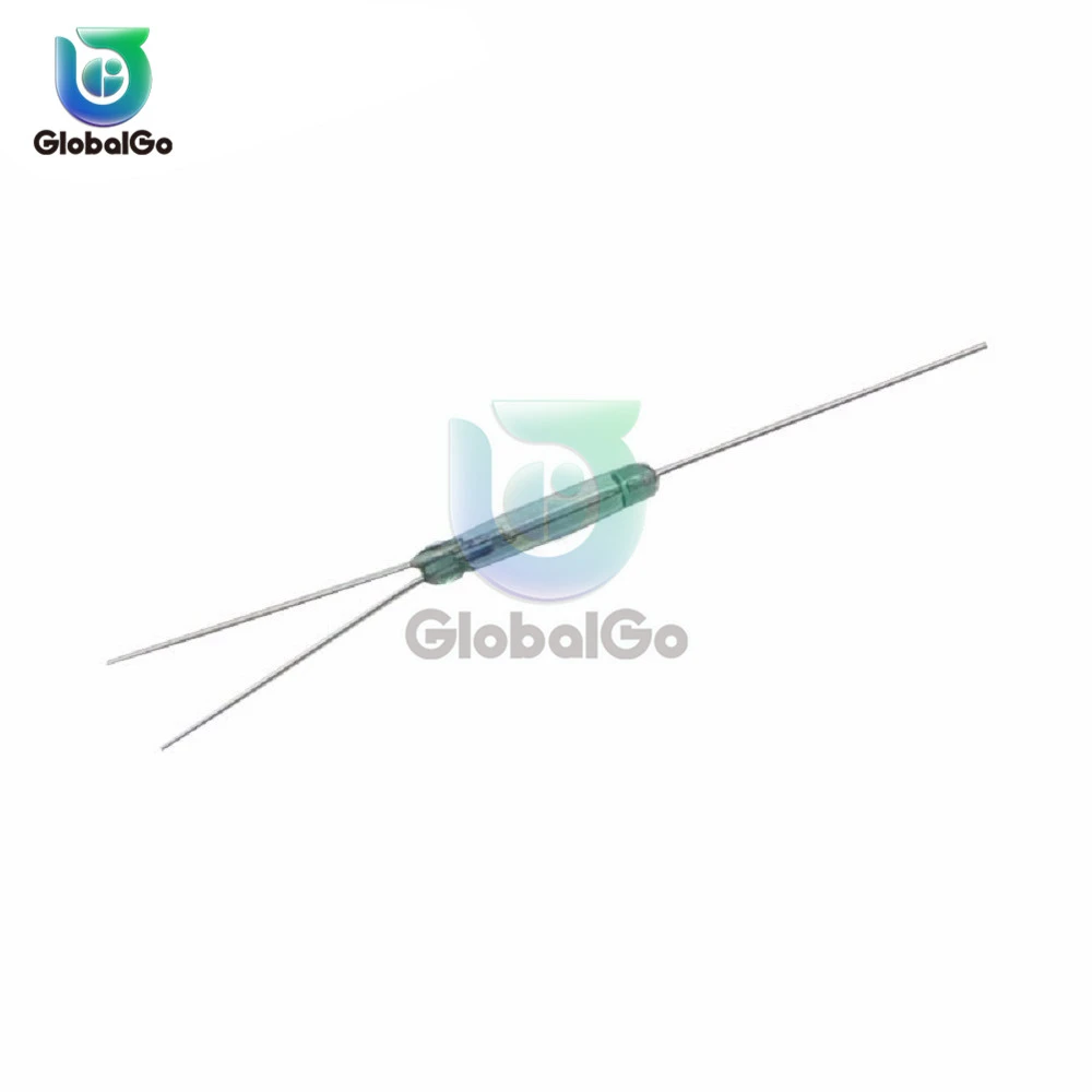 N/o 3 Pin Reed Switch Magnetic Switch 2.5x14mm Normally Open Closed ...