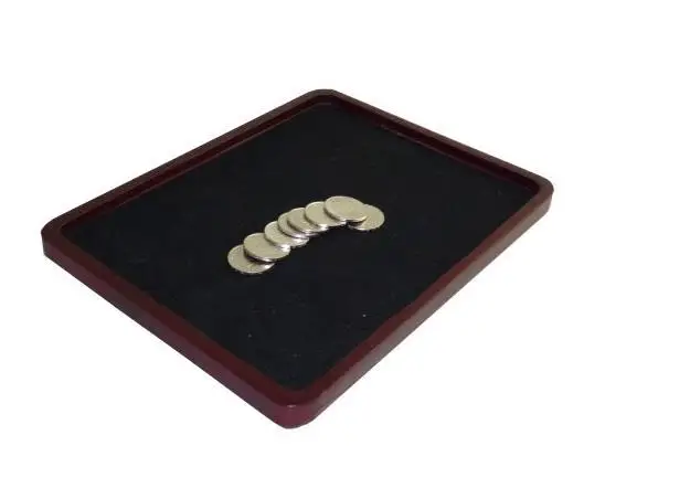 High Quality Deluxe Wooden Multiplying Coin Tray Coin Magic Tricks ...