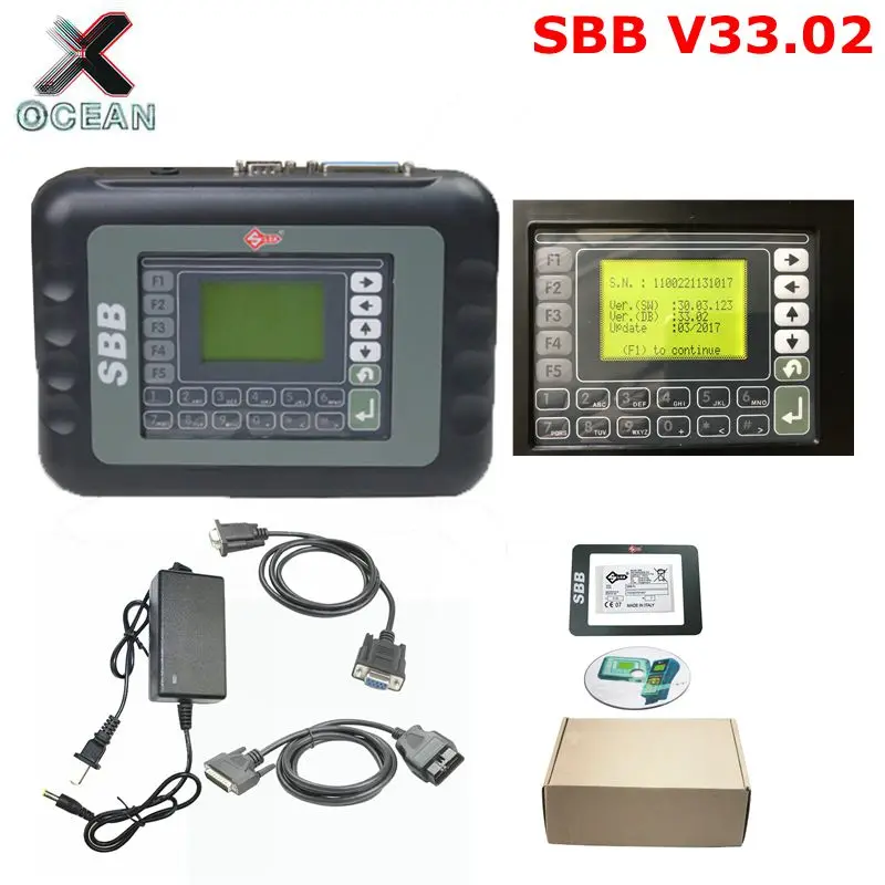 Free Shipping New Slica SBB Key Programmer SBB V33.02 Multi language ...
