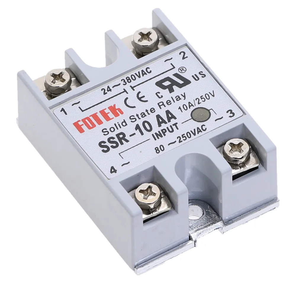 1pcs Ssr-10aa 10 Aa Solid State Relay Module 80-250v Ac Input 24-380vac 10a - Relays - AliExpress