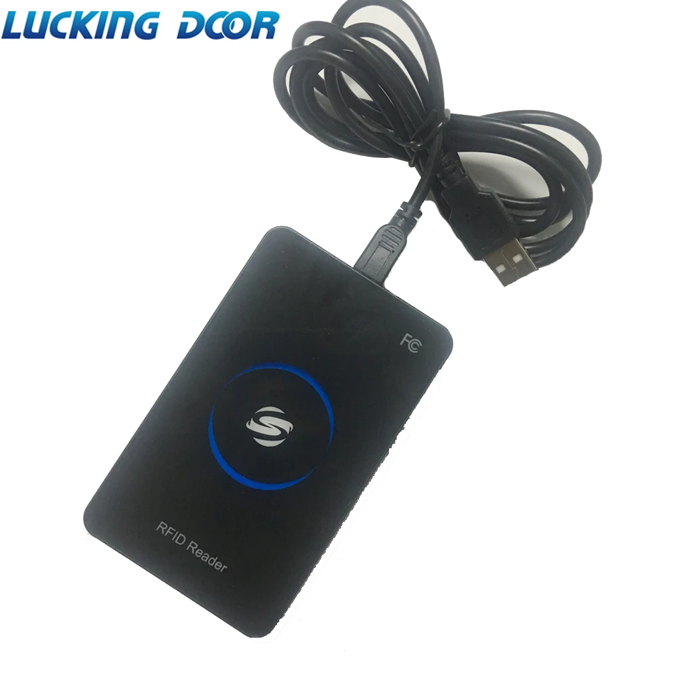 LUCKING DOOR 125Khz RFID Reader EM4100 USB Proximity Sensor Smart Card ...