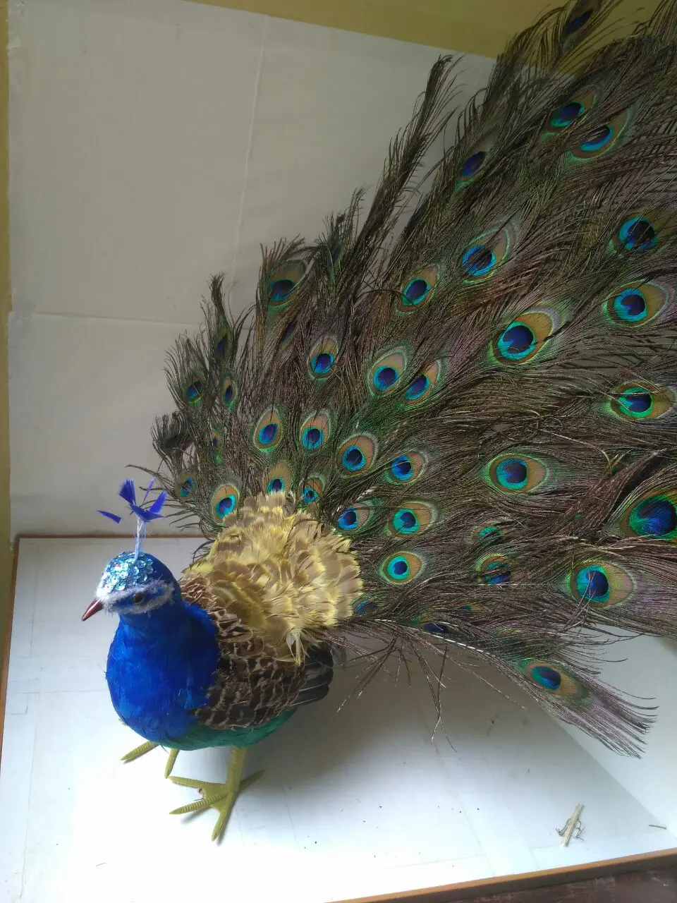 Big Simulation Peacock Model Foam&feather Beautiful Peacock Model About ...