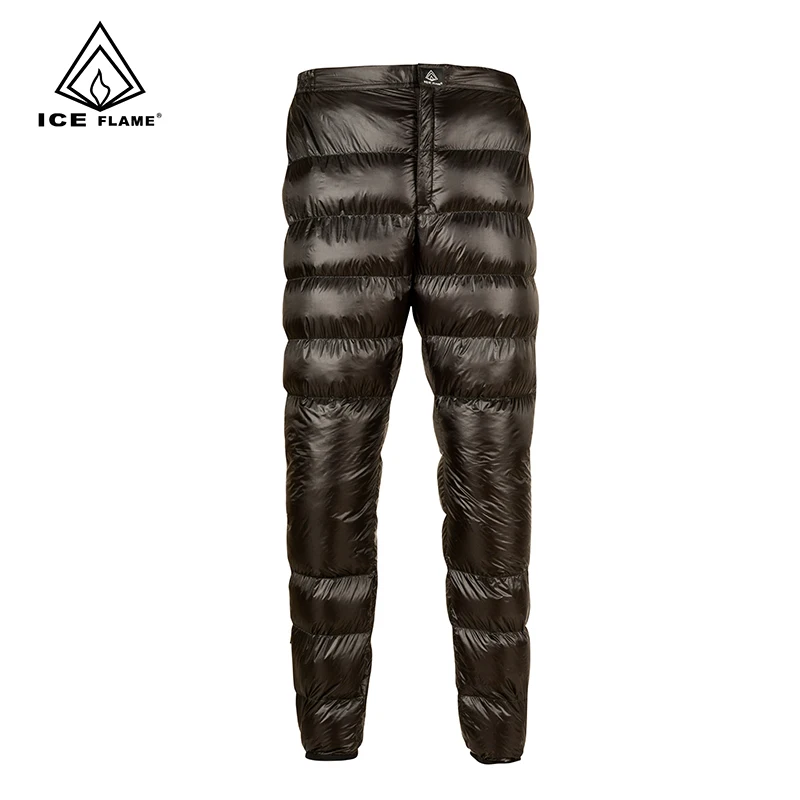 Ice Flame Lightweight Winter 800PF 90% White Goose Down Pants Trousers ...