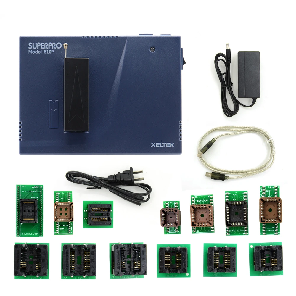 Original Xeltek USB Superpro 610P Universal Programmer with 13pcs ...