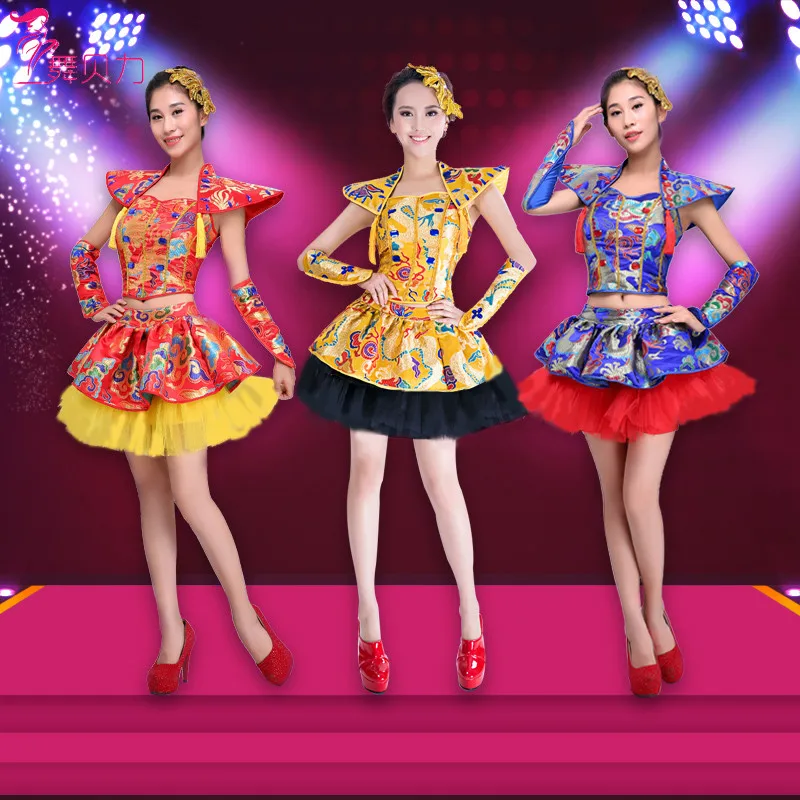 Modern dance fashion costumes ethnic DJ clothes chinese dragon style ...