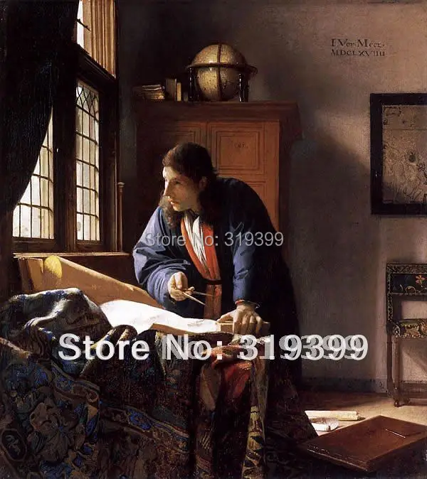 Johannes Vermeer The Geographer