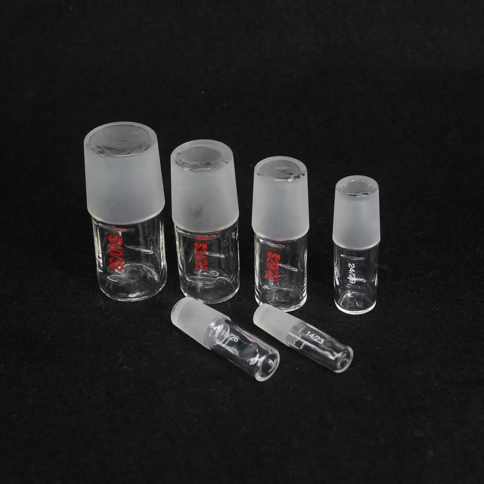 14/23 19/26 24/29 29/32 34/35 40# Male Hollow Ground Glass Stopper Cap ...