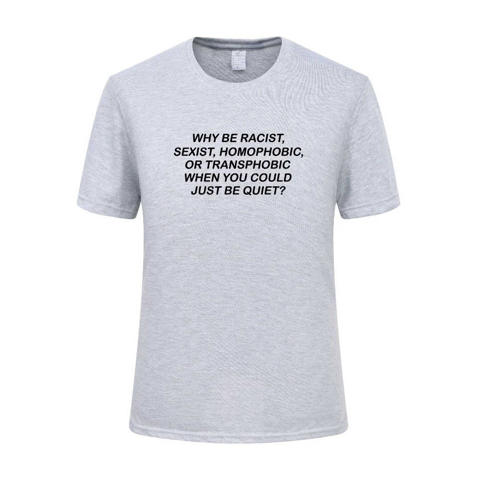 Frank Ocean Black Friday 4XL Tumblr T Shirt Women Men Why Be Racist ...