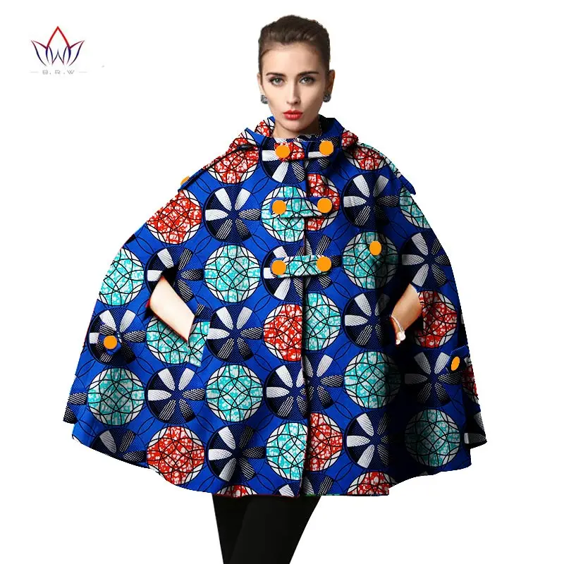2017 Autumn African Trench Coat For Women Plus Size African Clothing