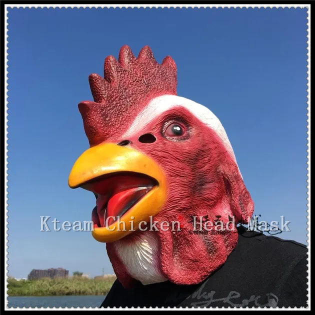 Original-Animal-Chicken-Mask-Head-Full-Face-Mask-Halloween-Party-Prop ...