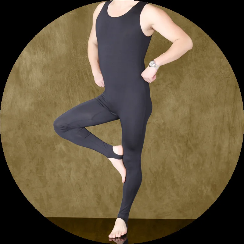 Sexy Men Cosplay Ice Silk Smooth Shiny Full Body Bodysuit High ...