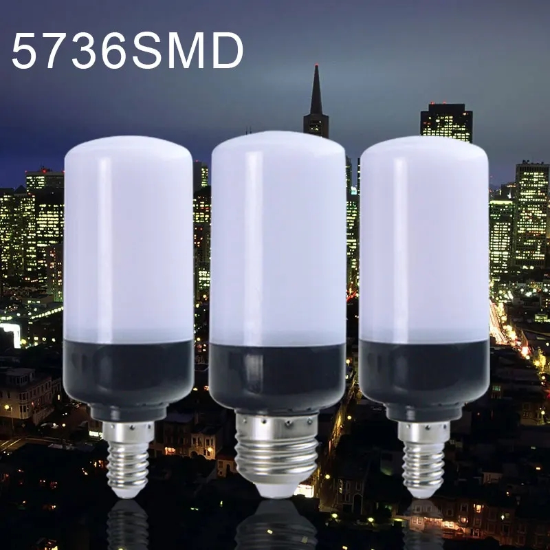 AmmToo 1pcs SMD5736 Led Light Lamp E12 E27 AC 110V Lampada Led 3W 5W 7W ...
