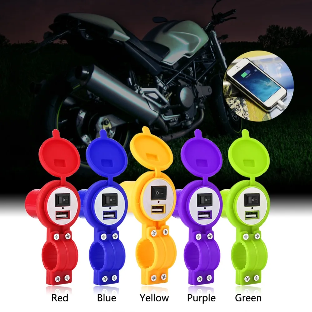 Motorcycle-USB-Charger-Socket-Power-Supply-Port-Motorbike-Chargers-USB ...