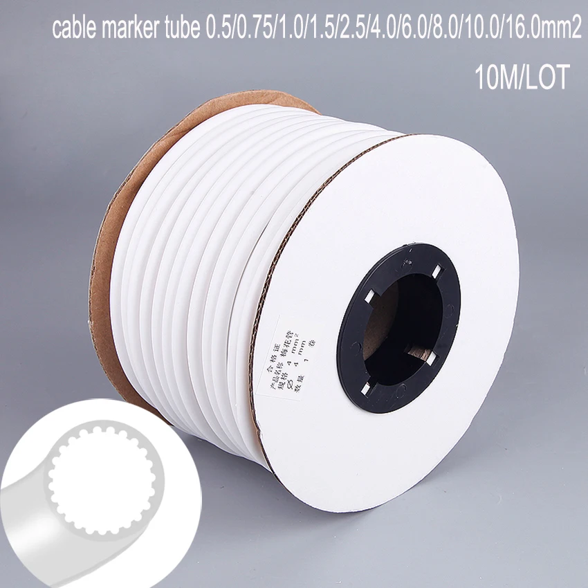 10M-Roll-1-5mm2-PVC-3mm-ID-White-Handwriting-Ferrule-Printing-Machine ...
