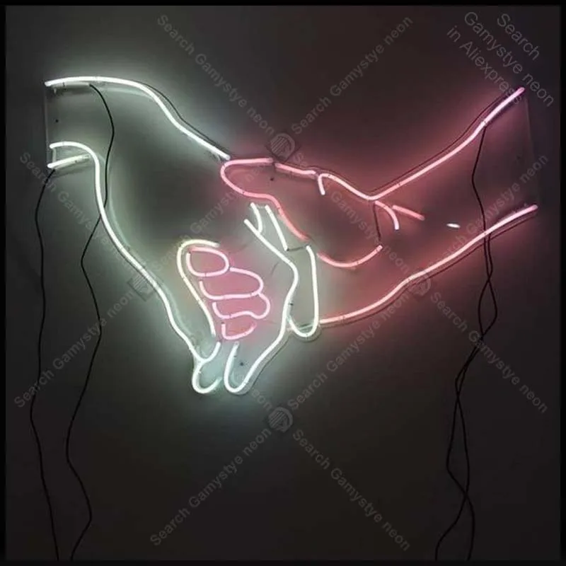 Neon Love Sign Hand