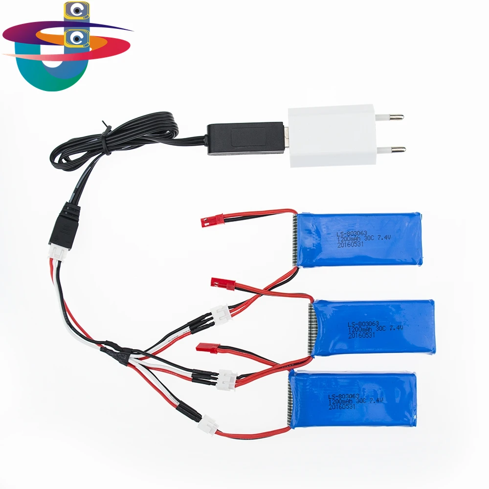 YiZhan Tarantula X6 Lipo Battery 7.4v 1200mah 2s For Tarantula X6 JJRC ...