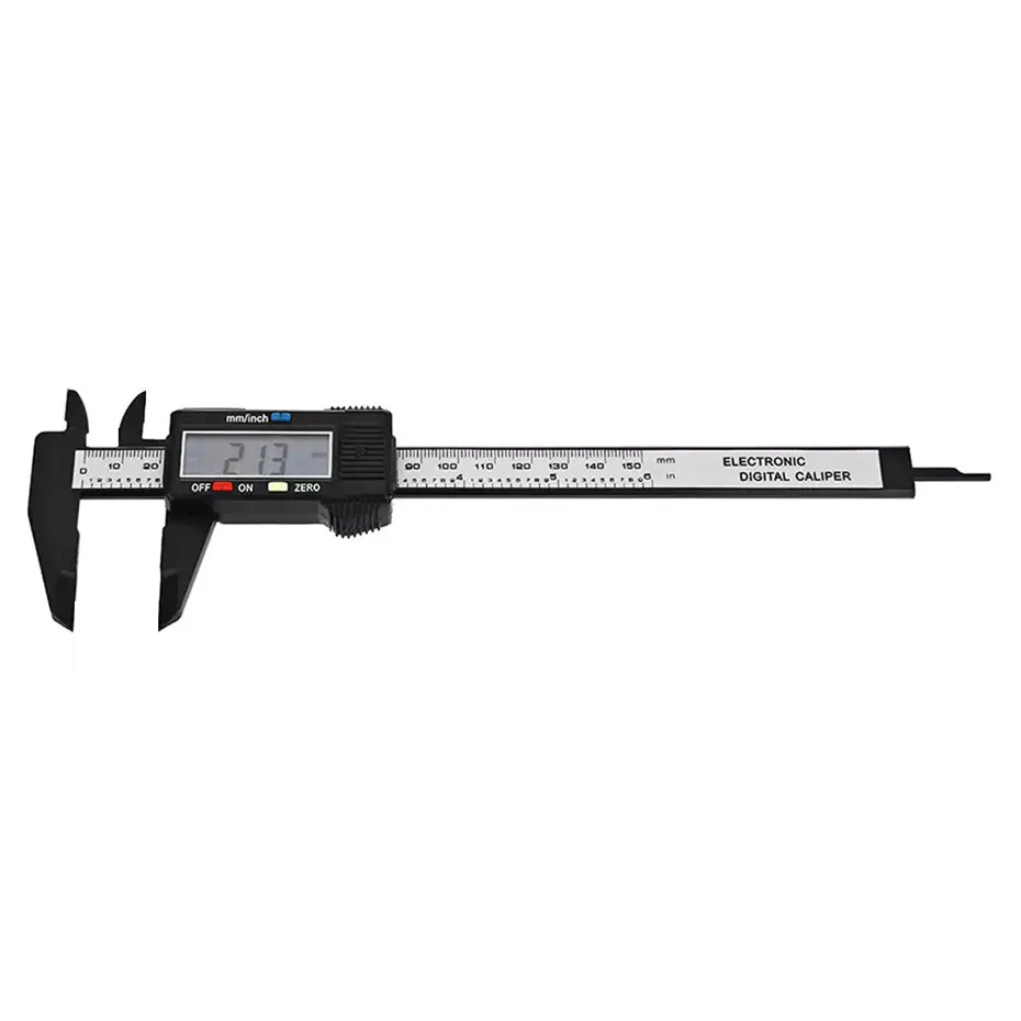 6 Inch 150mm LCD Digital Caliper Carbon Fiber Vernier Inside diameter ...