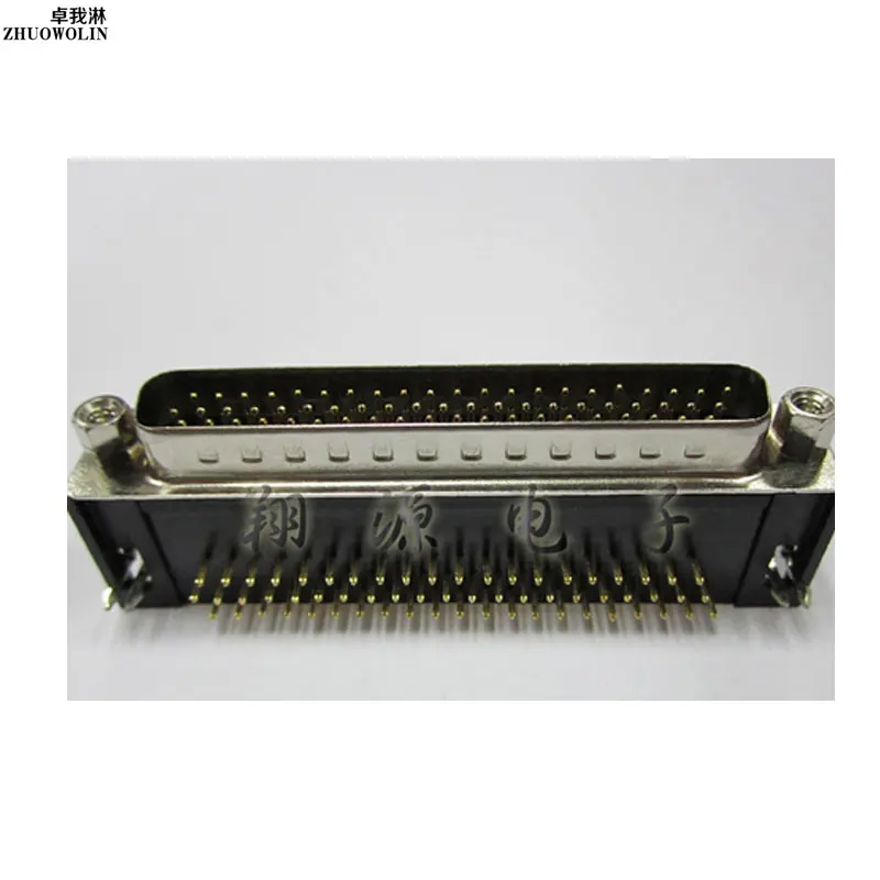 5PC/Lot HDR62 DB62 62 Pin D Sub Male Connector 90 Degree Right Angle ...