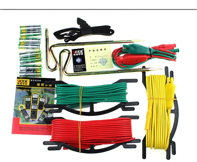 VICTOR VC4105A Earth Resistance Ground Resistance AC Voltage Meter ...