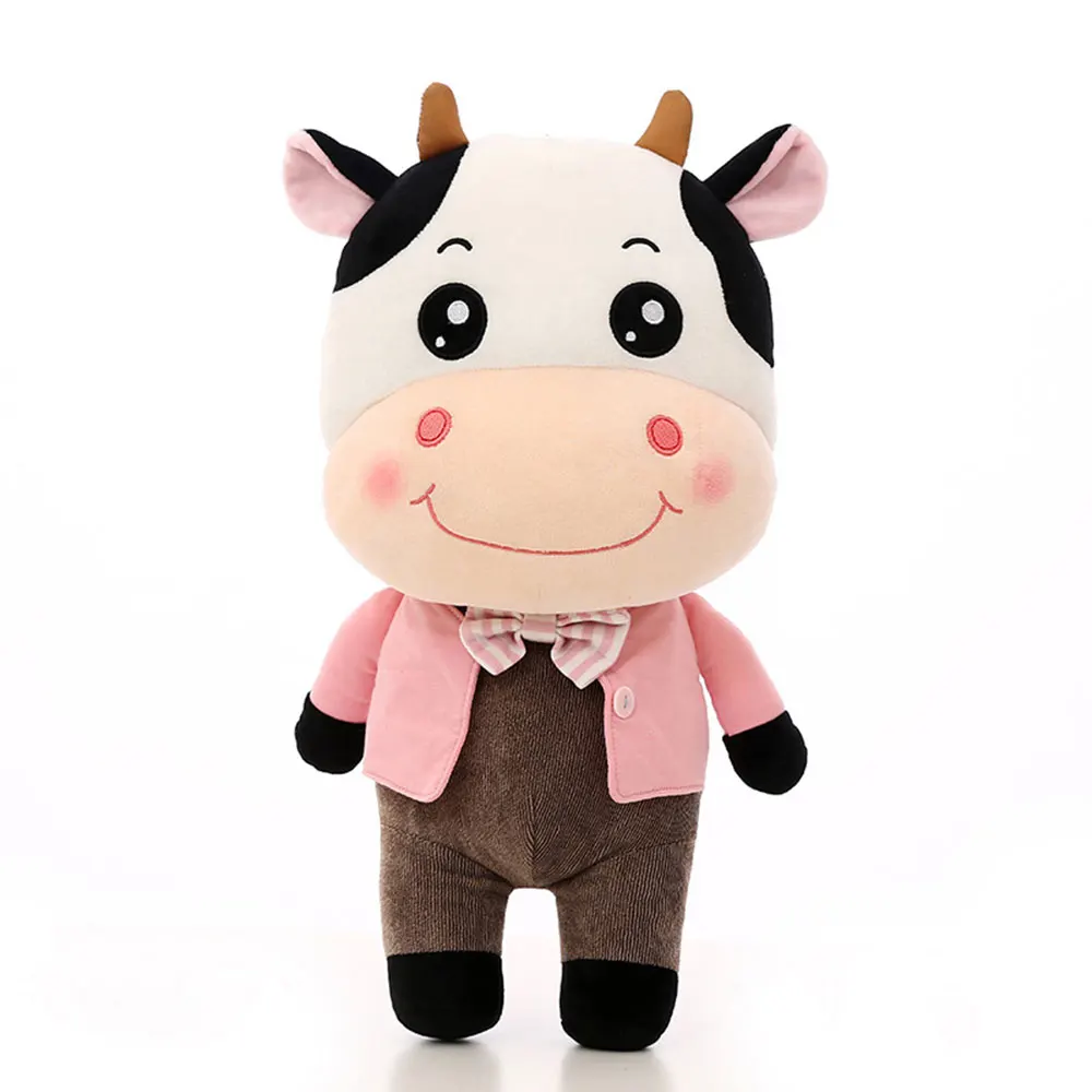 2018 New Cute 25cm Cow Doll Plush Toys Personality Creative Children ...