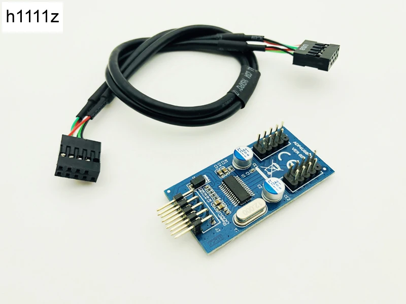Motherboard-USB-9Pin-Multiplier-Splitter-1-to-2-Extension-Cable-USB ...