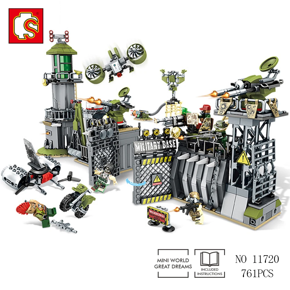 Sembo Block 761pcs Military Energy City Building Blocks Compatible ...