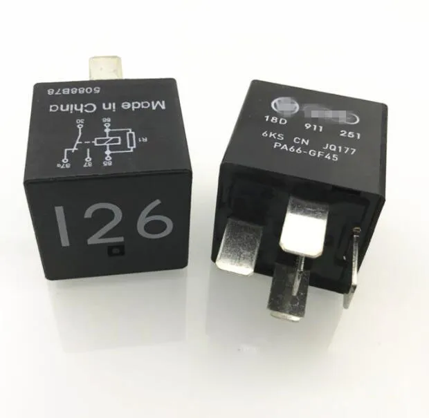 AUTO-CAR-Starting-12V-relay-PA66-GF45-126-18D-911-251-6KS-CN-JQ177-12V ...