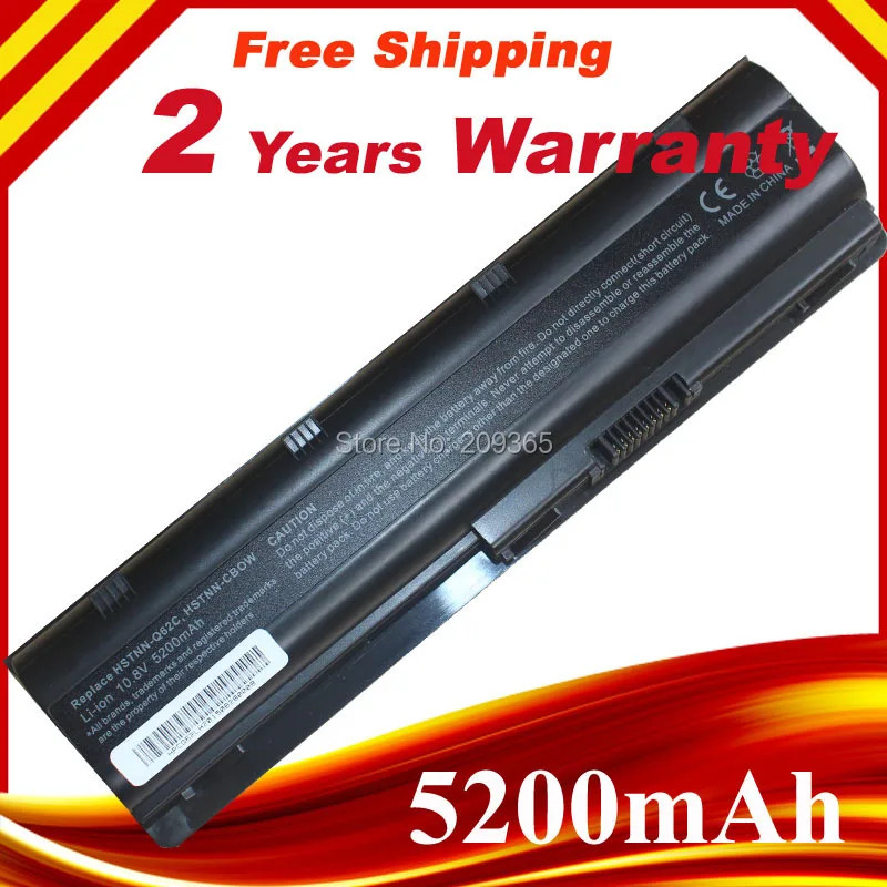 HSTNN UBOW battery for HP Pavilion G4 G6 G7 G62 G62T G72 MU06 DM4 DM4T ...
